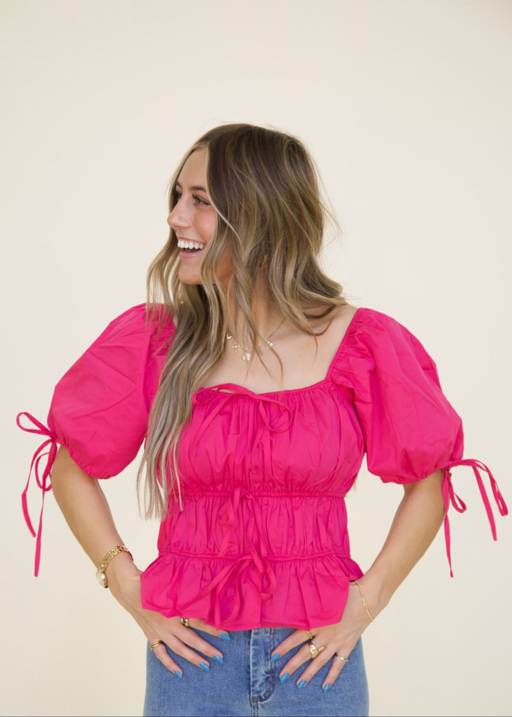 Mariah Tie Top – Kesley Jade Collections