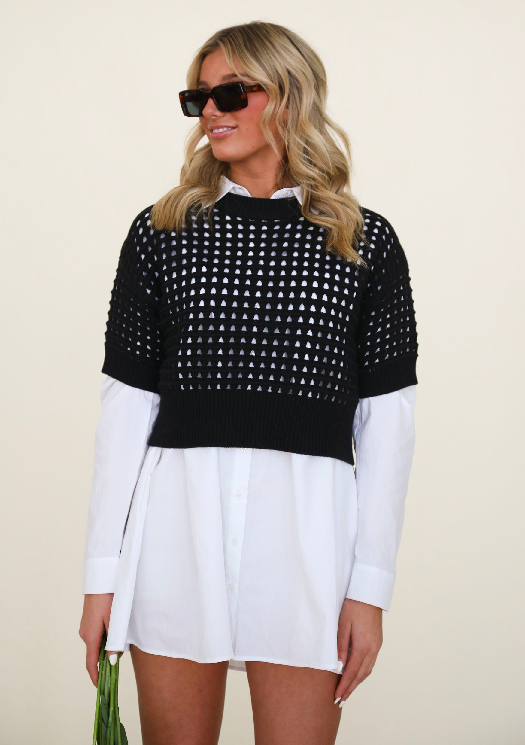 Alina Cropped Crochet Top – Kesley Jade Collections