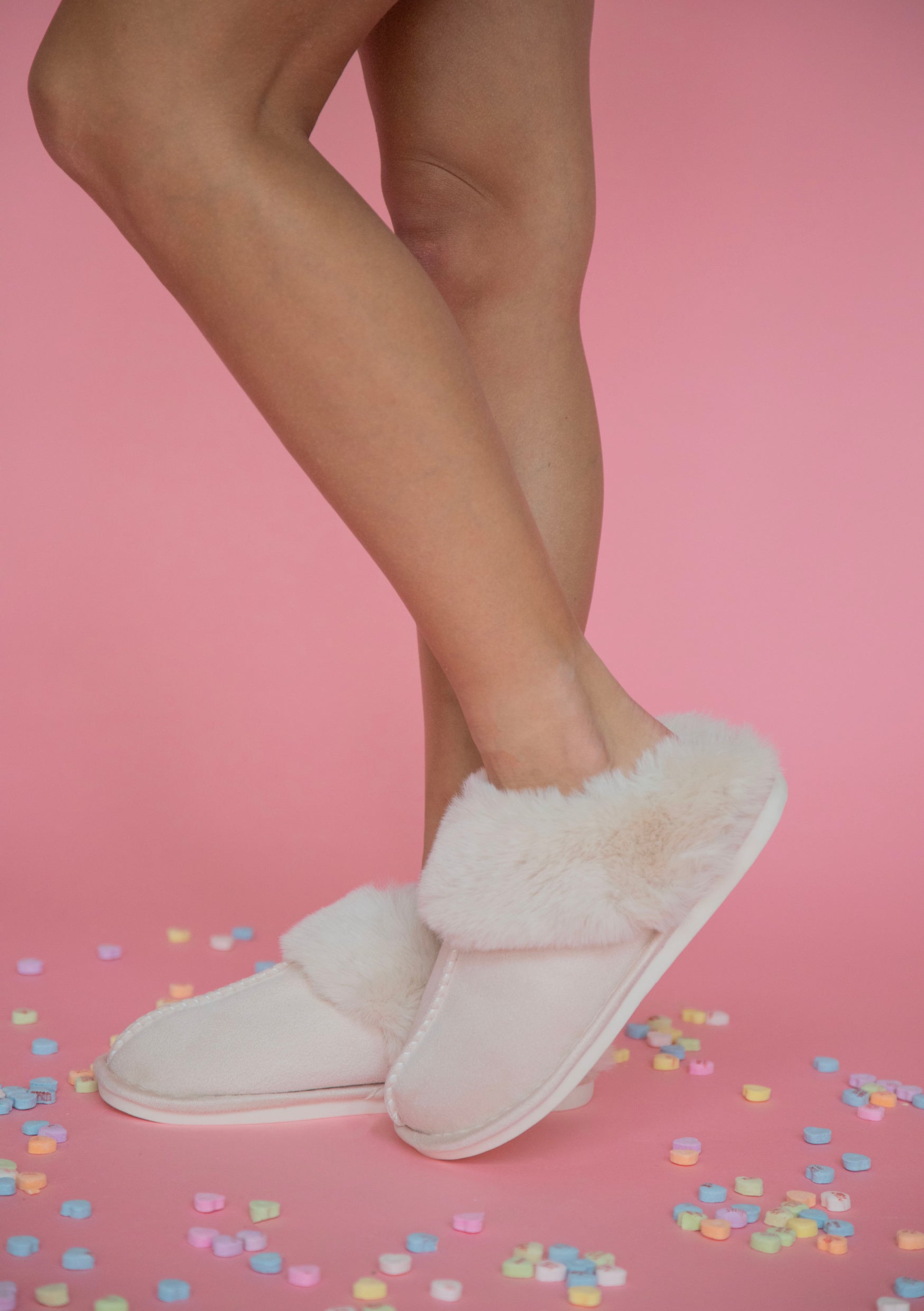 Toasty Up Slippers In Beige – Kesley Jade Collections